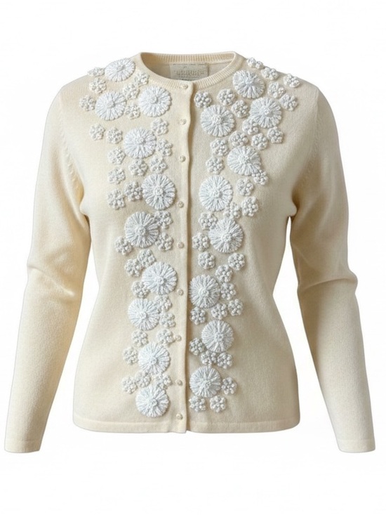 American Vintage | Sweaters | Vintage 5s Cream Lambswool Angora ...